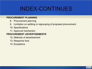 Public procurement rules 2004 | PDF