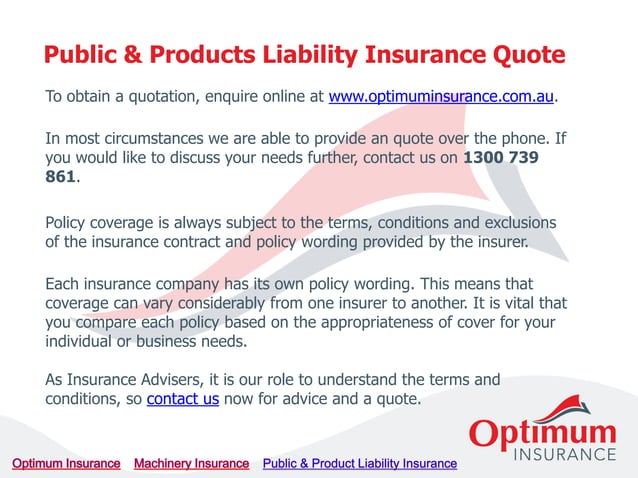 Public & Product Liability Insurance | PDF | Home Insurance | Insurance