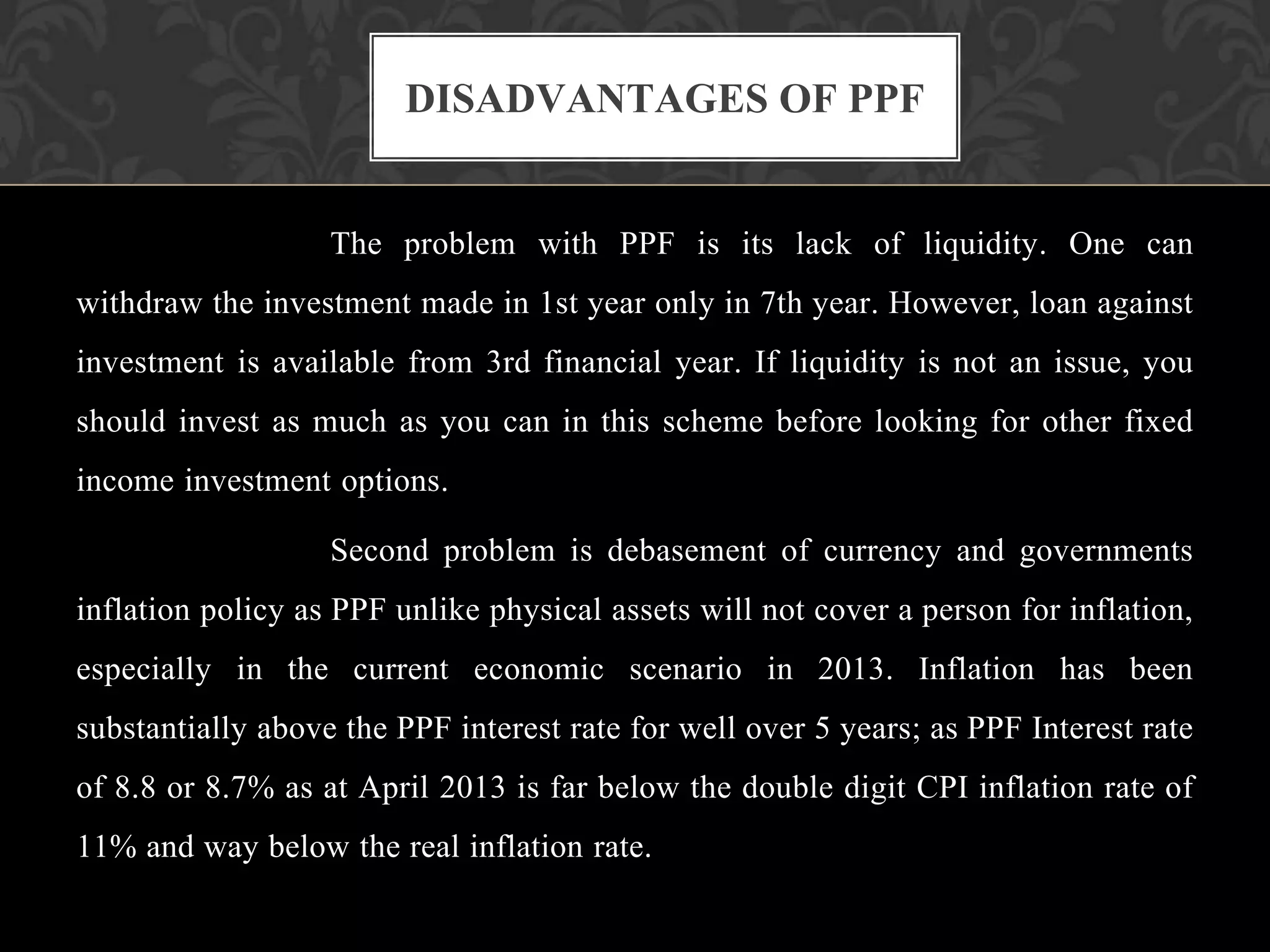 Public provident fund | PPTX