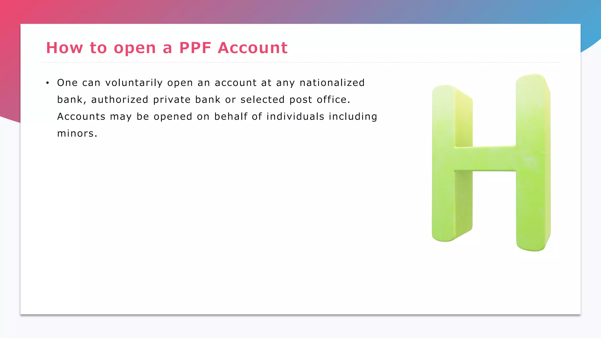 Public Provident Fund India - PPF | PDF