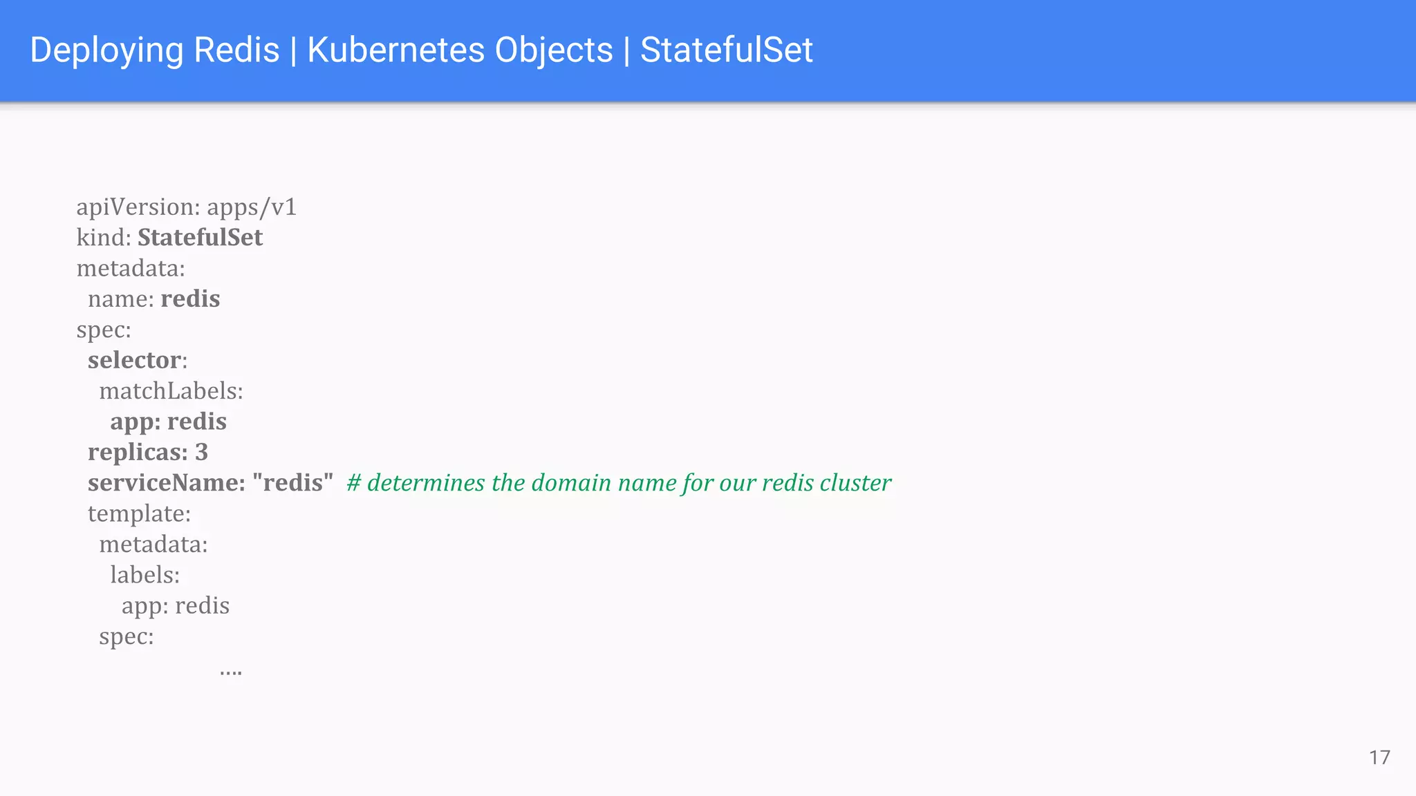 Redis on Kubernetes | PPT