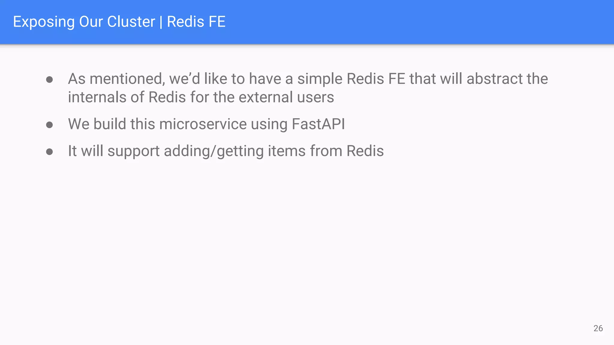 Redis on Kubernetes | PPT
