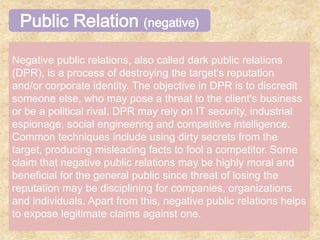 Public relation | PPTX