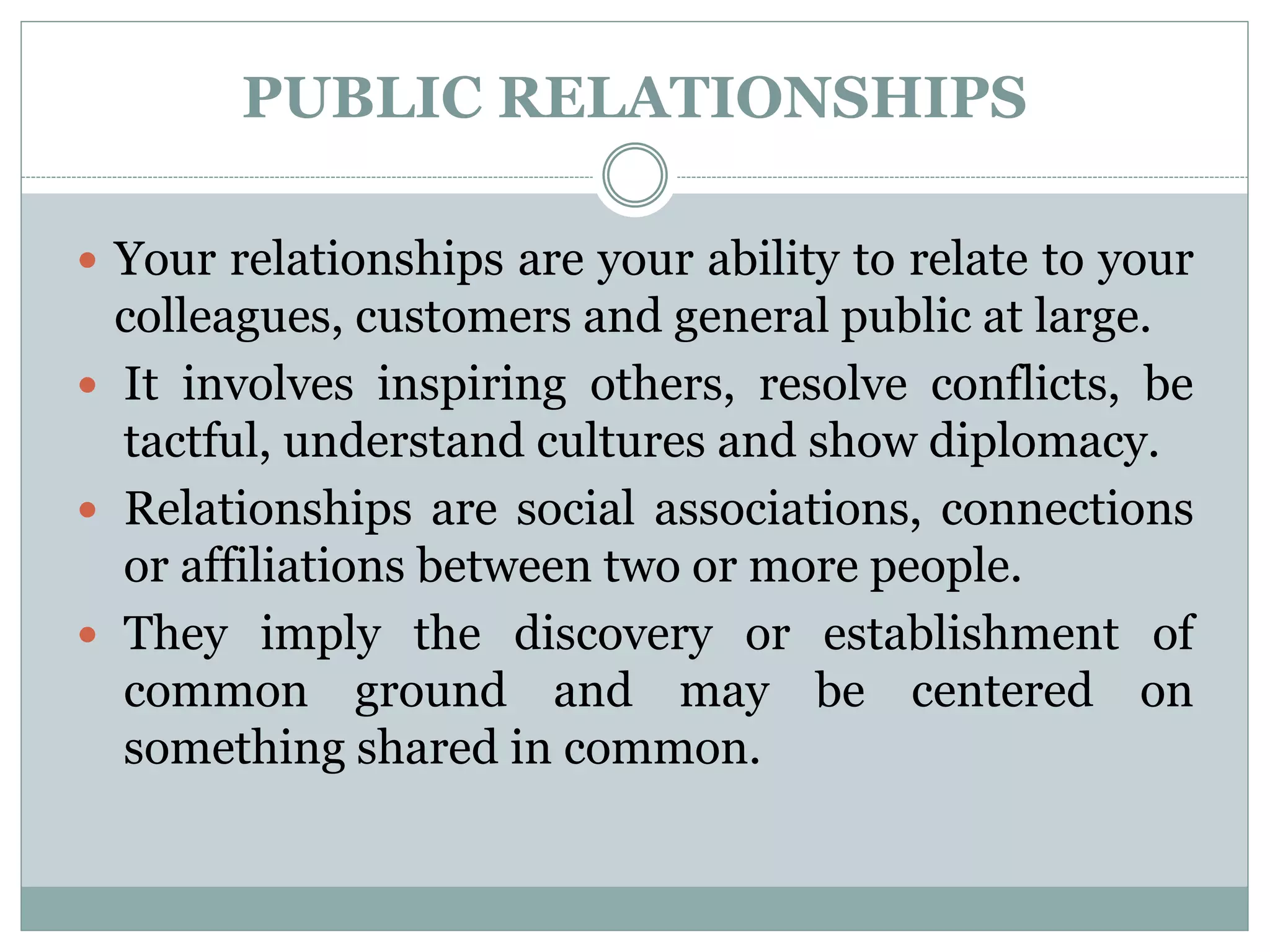 Public relation | PPT