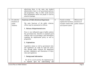 Public relation | DOCX