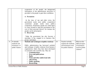 Public relation | DOCX