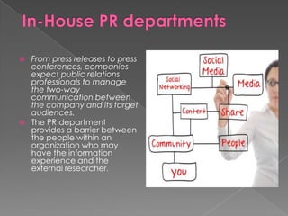Public relation and media | PPTX