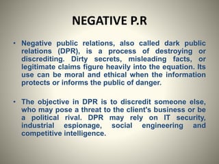 Public relation aspect | PPTX