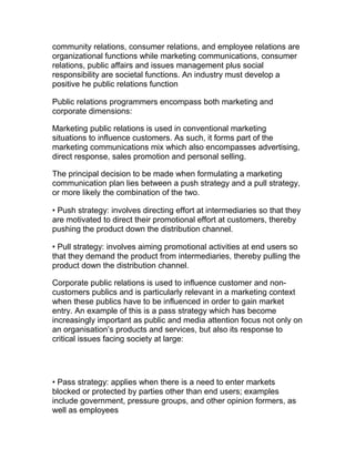 Public relations | PDF