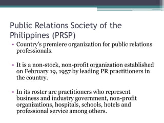 Public Relations | PPTX