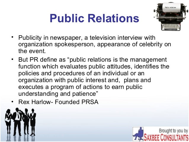 Public relations