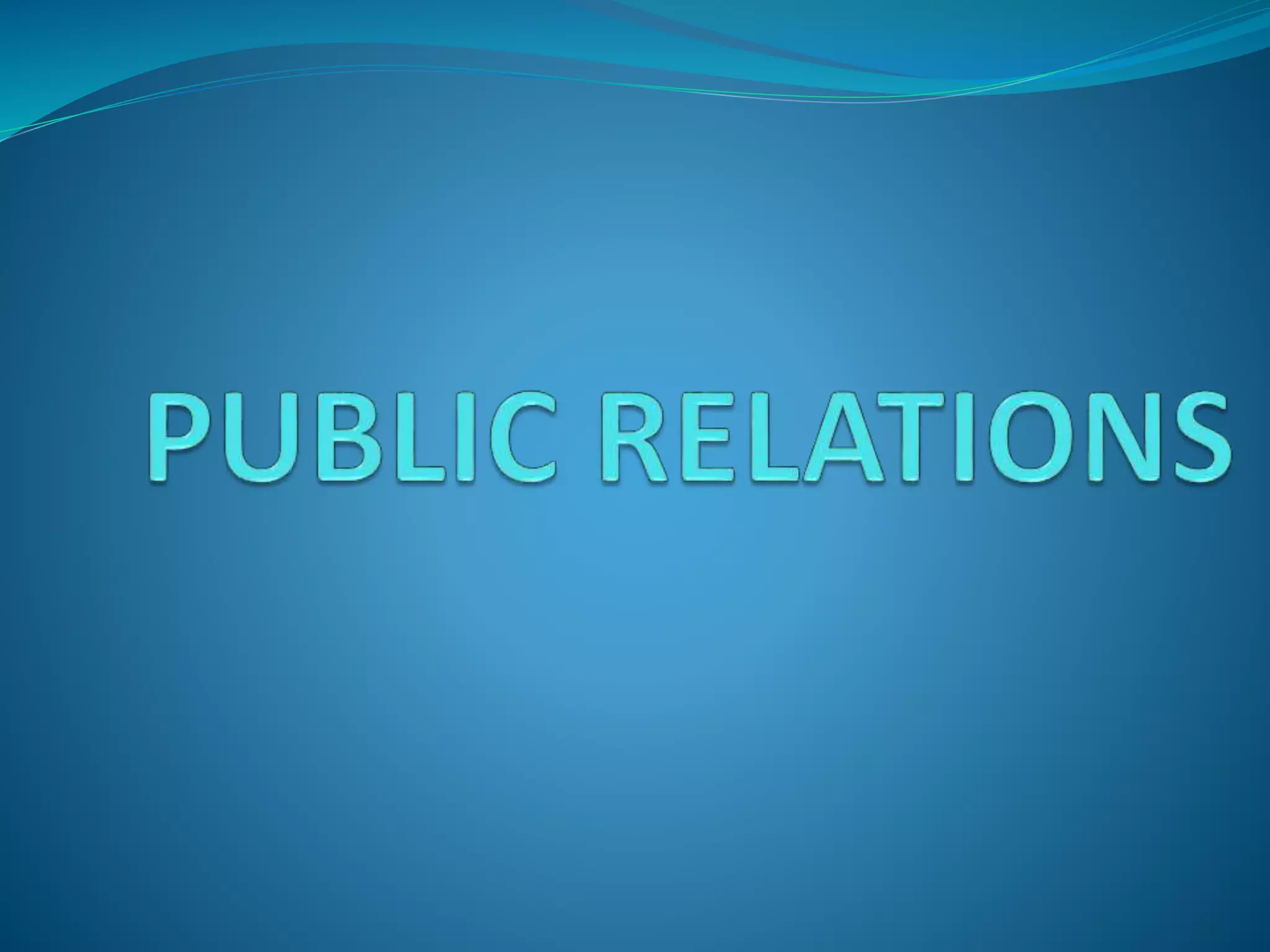 Public relations | PPT