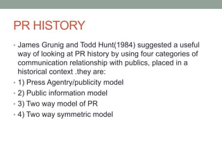 History of Public relations | PPTX