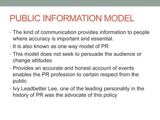 History of Public relations | PPTX