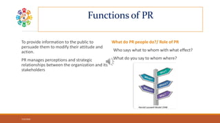 Public relations part 2 | PPTX