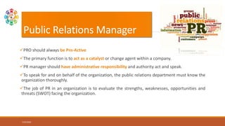 Public relations part 2 | PPTX