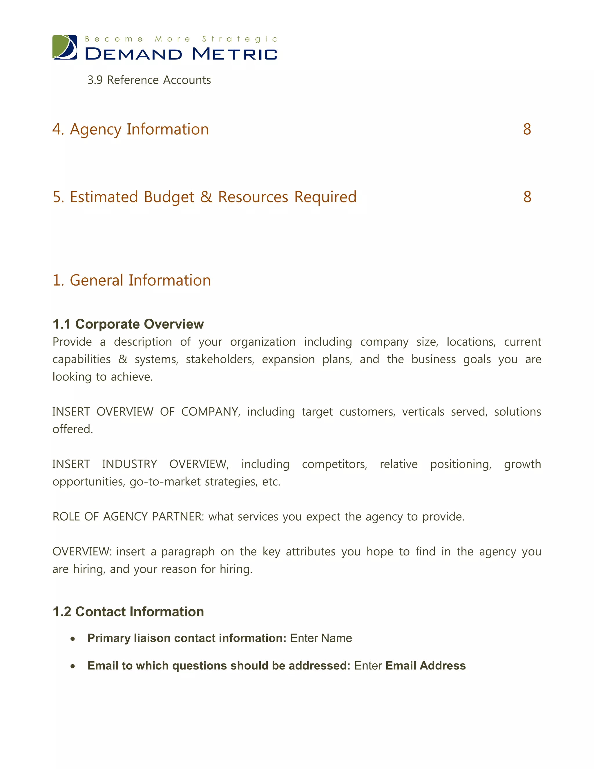 Public Relations Agency RFP | PDF