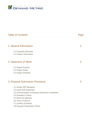 Public Relations Agency RFP | PDF