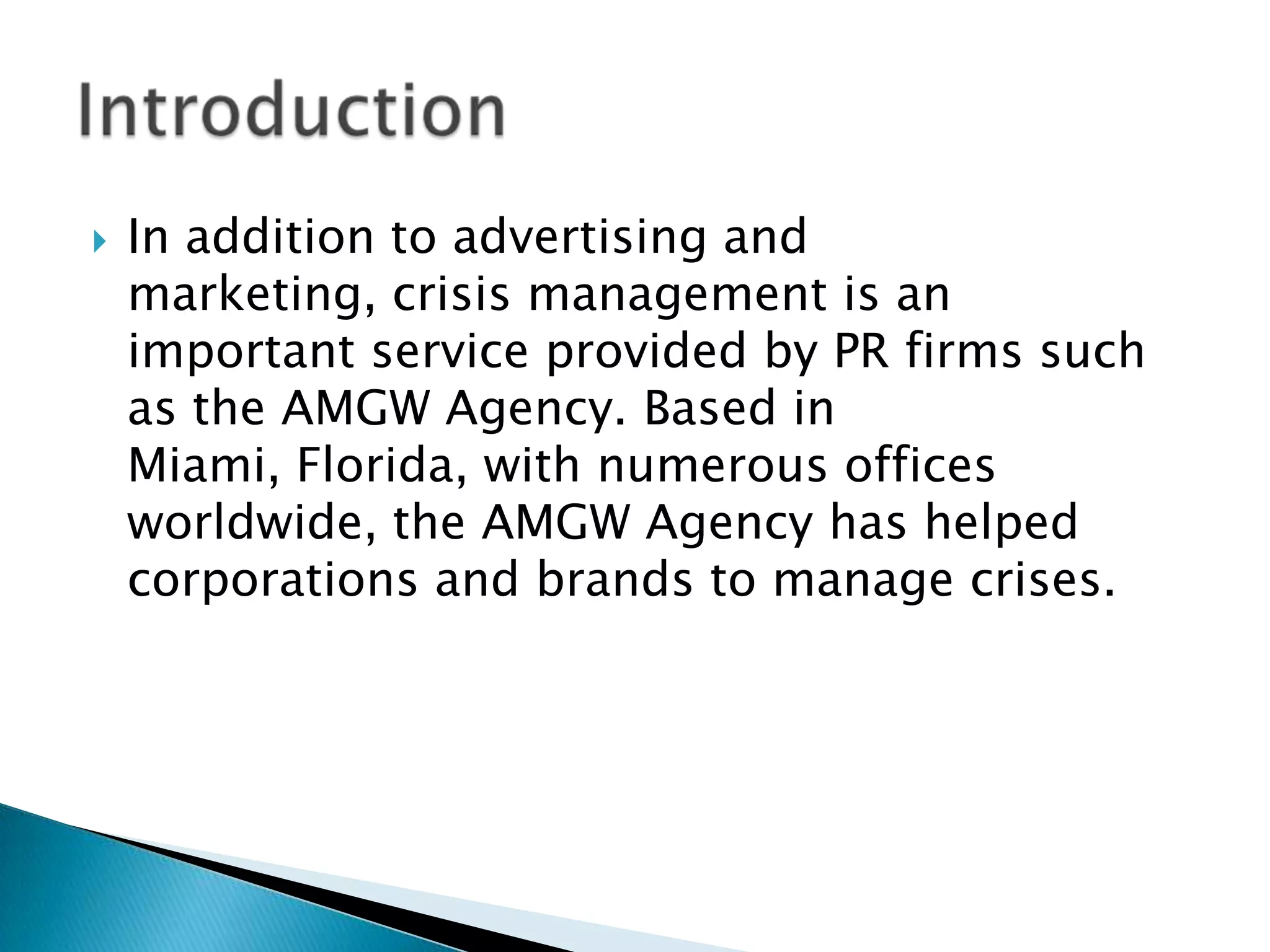 Public Relations and Crisis Management | PPTX
