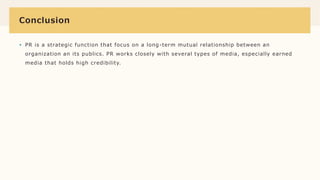 Brief Introduction to Public Relations | PPT