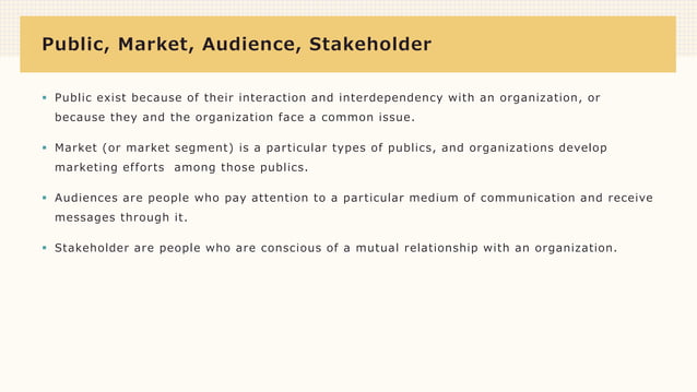 Brief Introduction to Public Relations | PPT