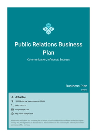 public relations business plan example.pdf
