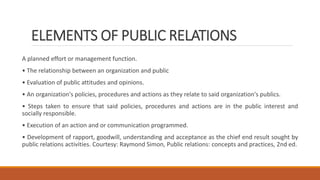 Public relations | PPTX