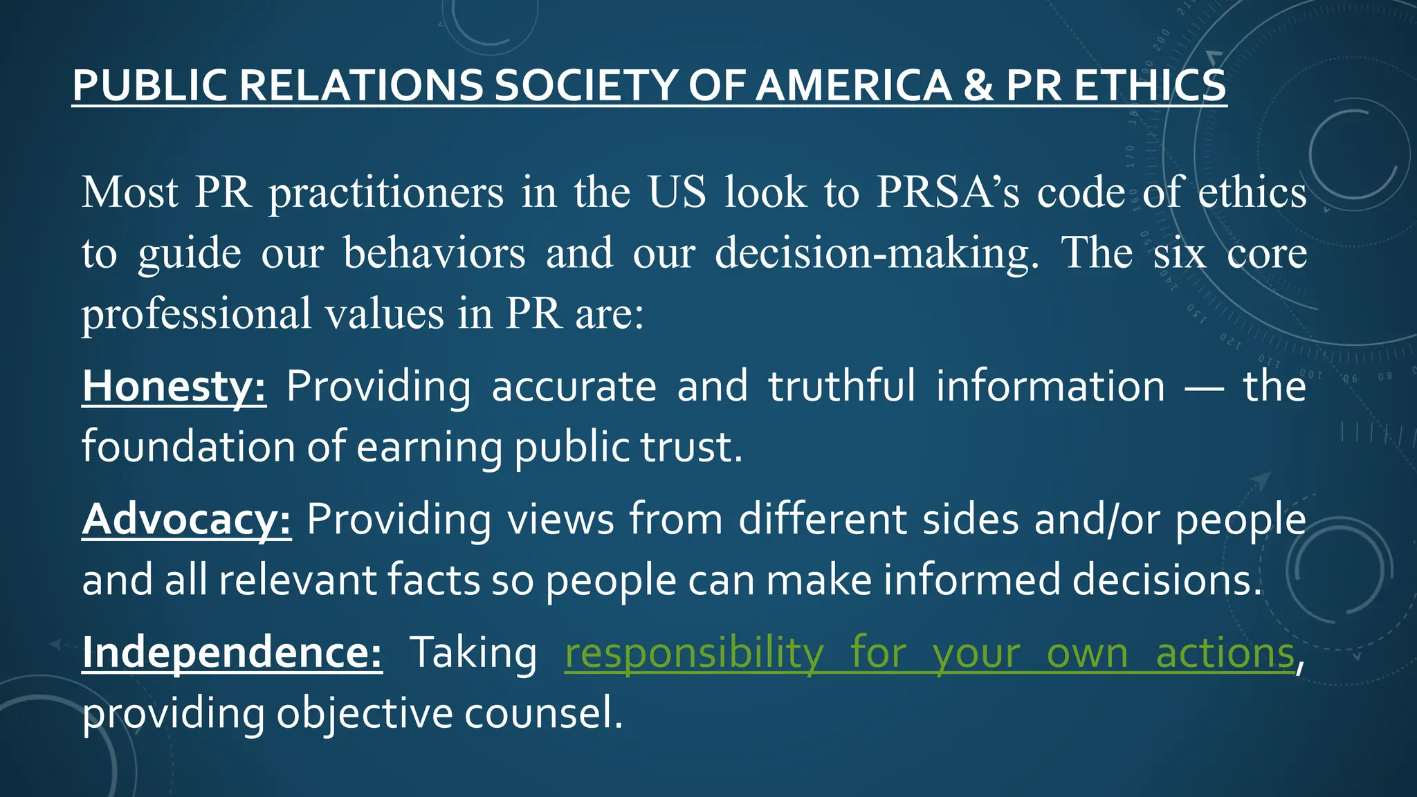 PUBLIC RELATIONS ETHICS of how to communicate with others.pptx