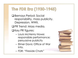 Public Relations History: Getting where you want to go by knowing where ...