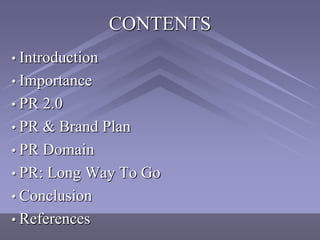 Public relations in indian context | PPTX | Marketing and Advertising ...