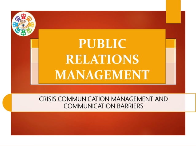 Public relations management | PPT