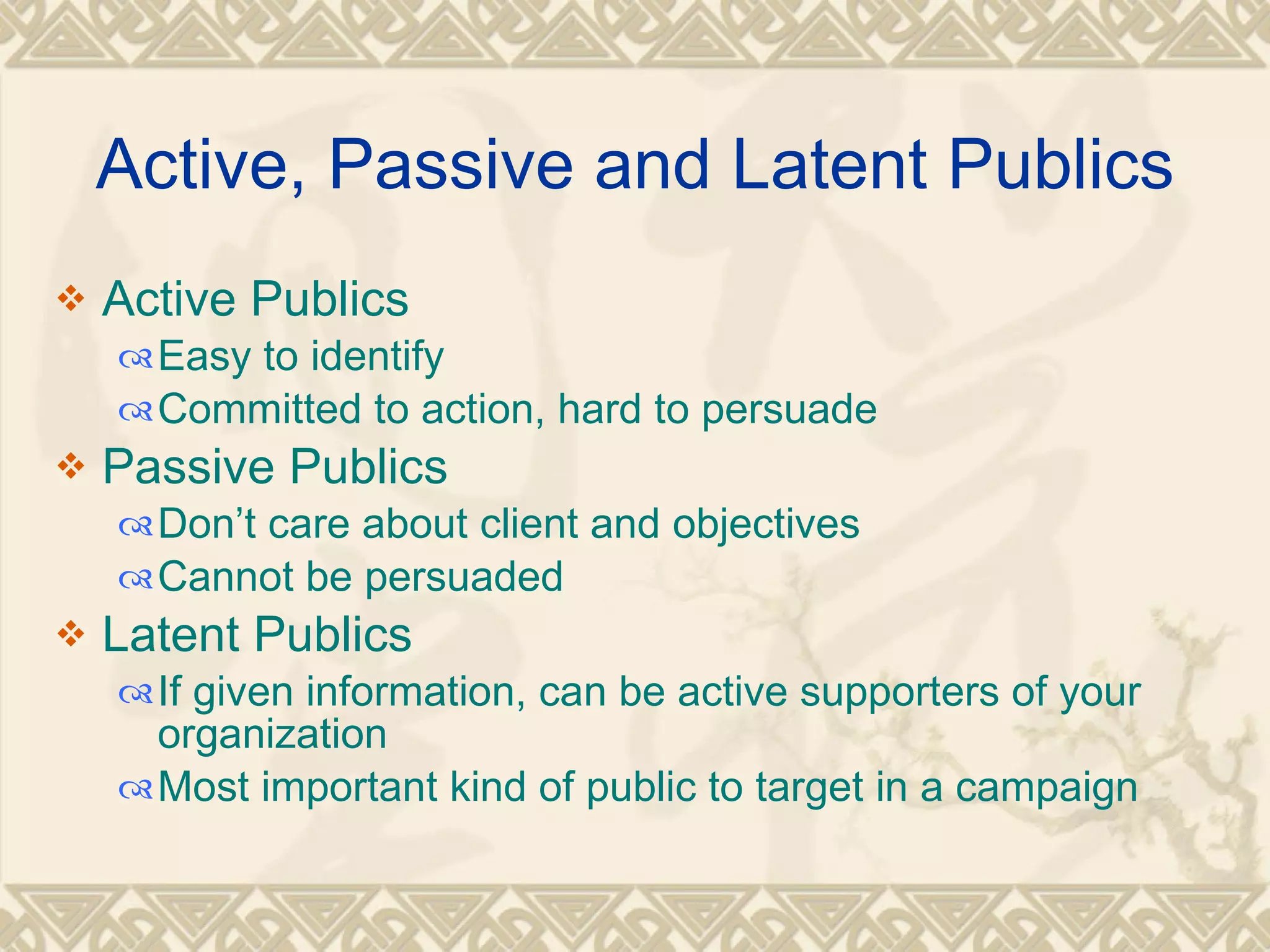 Public relations objectives and strategies | PPT