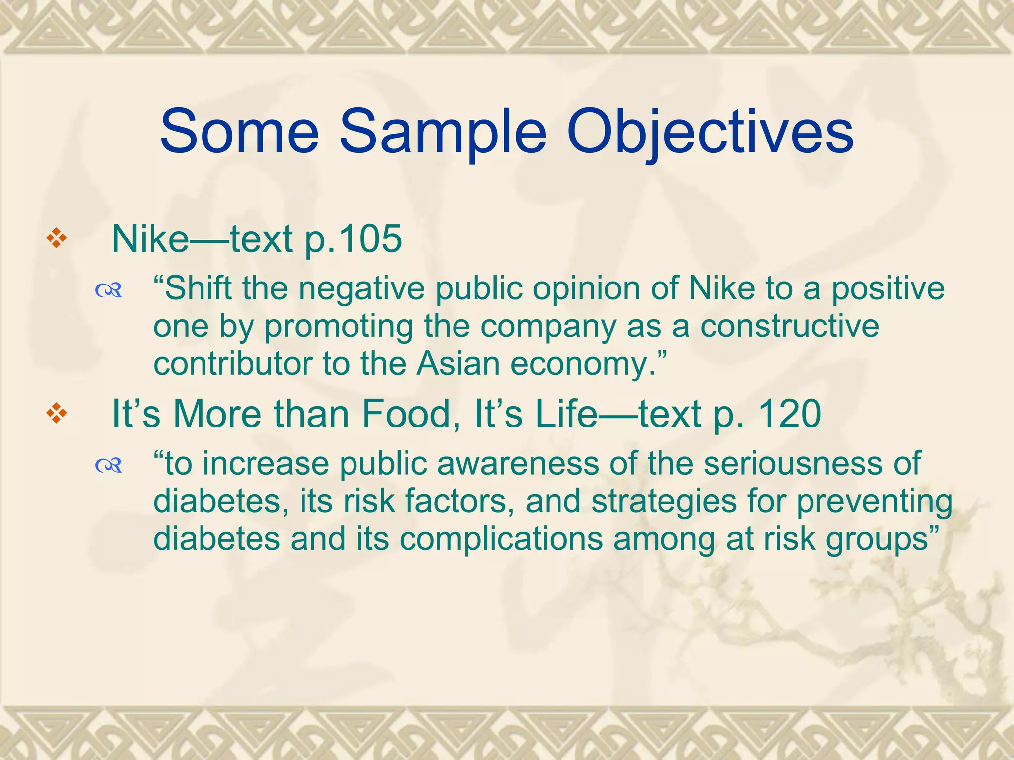Public relations objectives and strategies | PPT