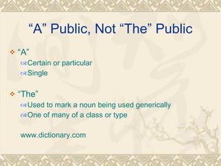 Public relations objectives and strategies | PPT