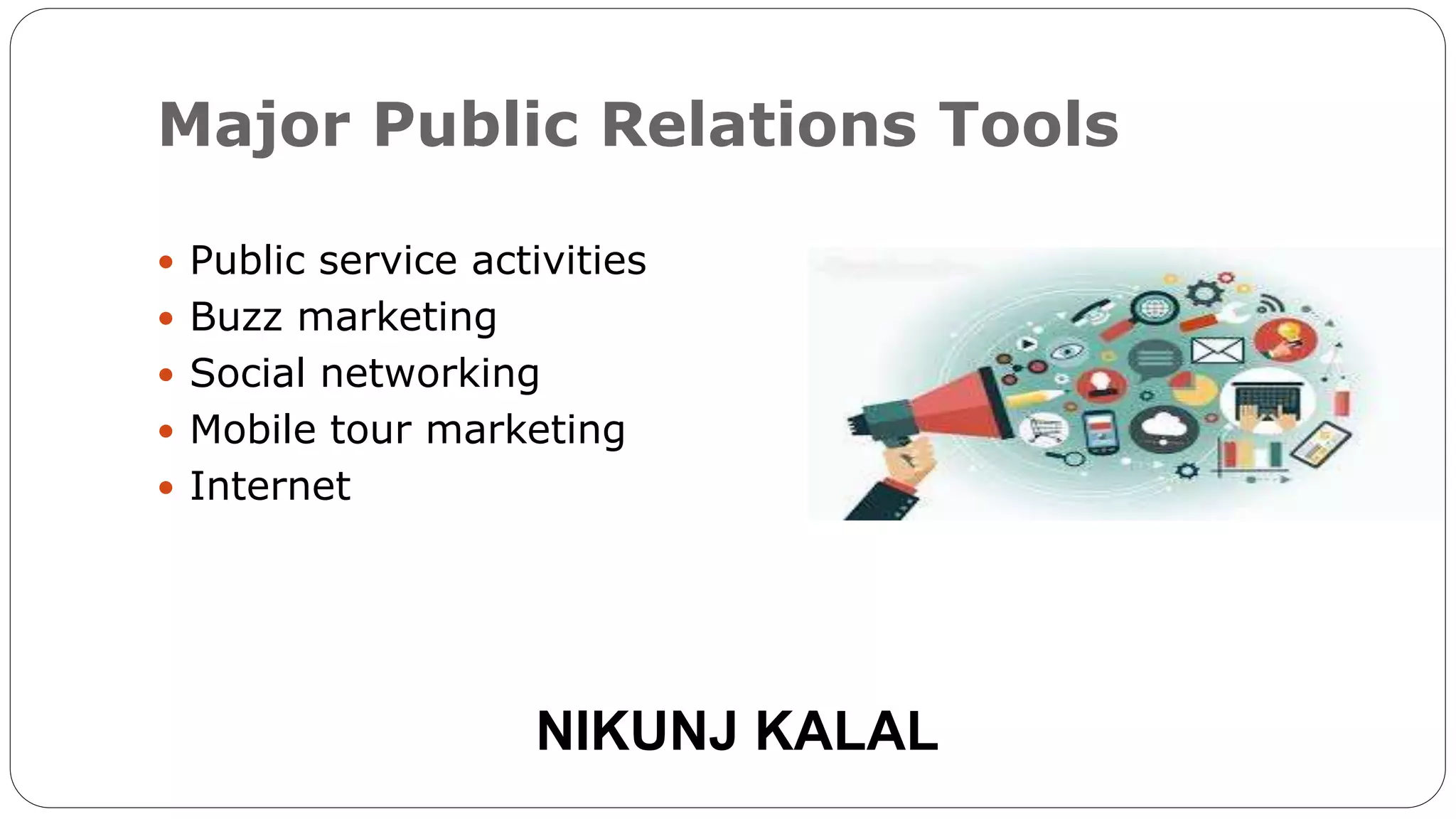 Public Relation & PR Tools | PPTX