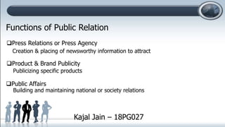 Public Relation & PR Tools | PPTX