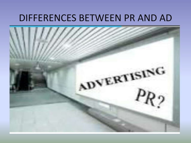 Public relations and advertising | PPTX | Advertising Industry | Industries