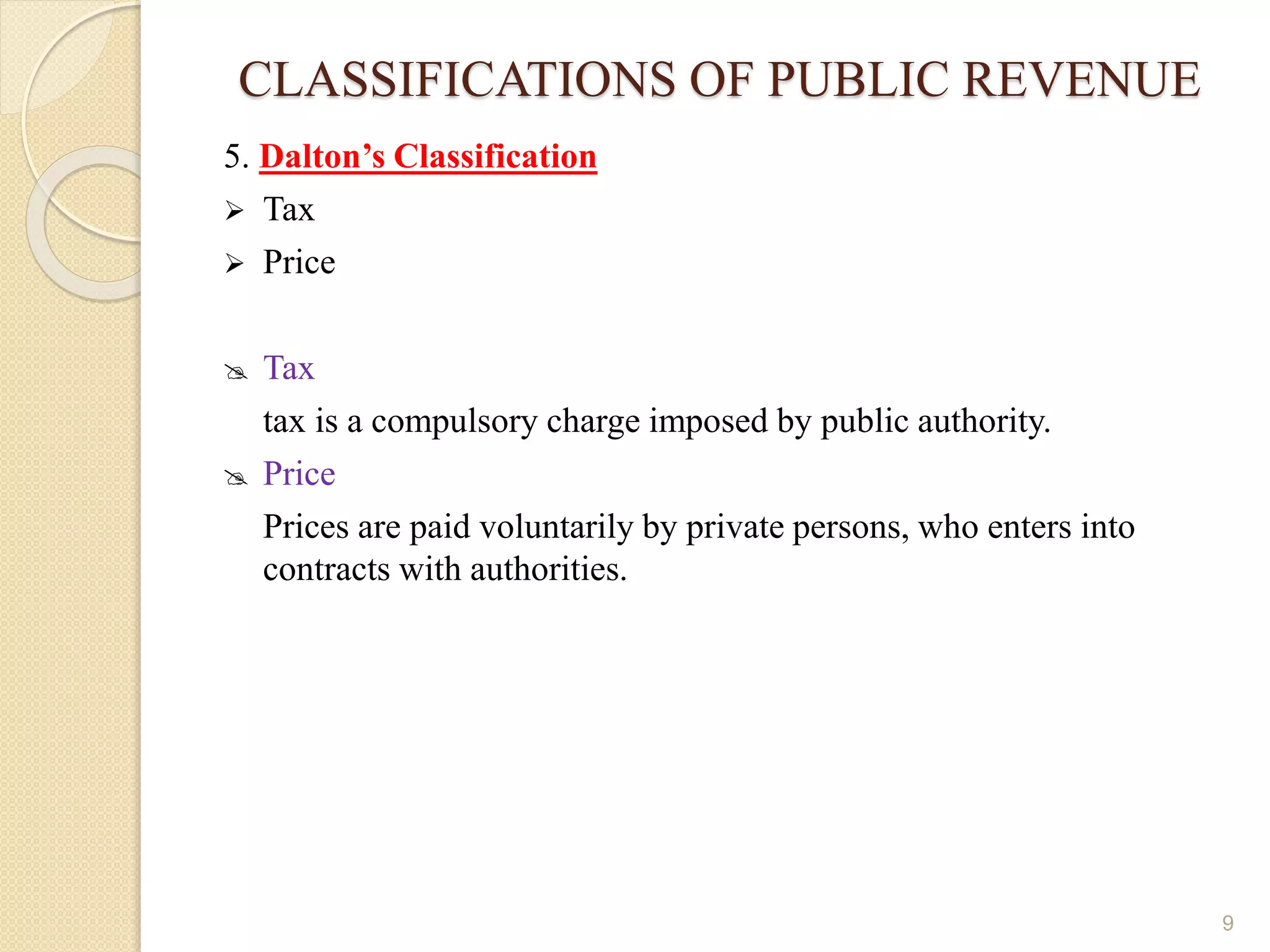 Public Revenue | PPTX
