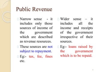 Public Revenue | PPTX