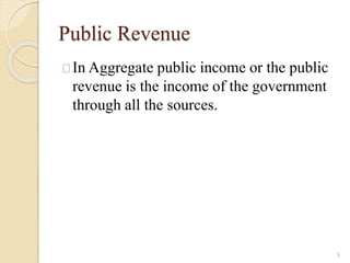 Public Revenue | PPTX