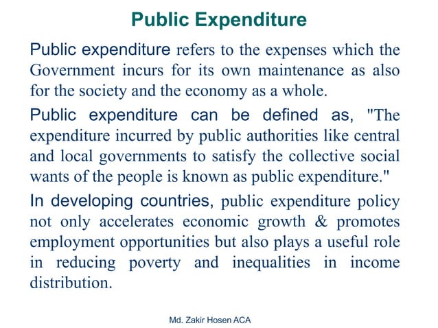 public revenue and expenditure.ppt | Business Accounting & Finance | Business