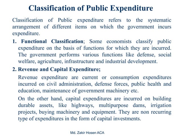 public revenue and expenditure.ppt | Business Accounting & Finance | Business