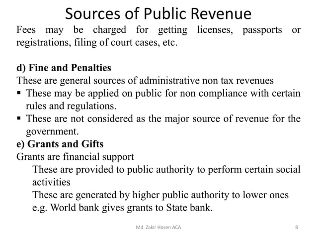 public revenue and expenditure.ppt | Business Accounting & Finance | Business