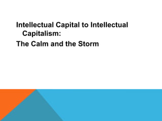 Public safety and intellectual capital | PPT