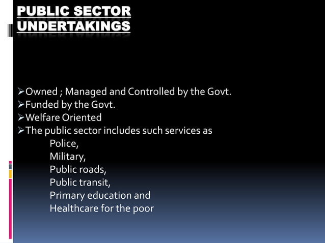 Public sector | PPTX | Business | Business and Finance