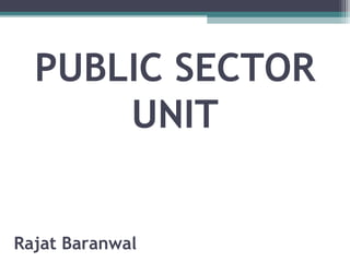 Public sector Unit | PPT