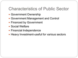 Public Sector Enterprises