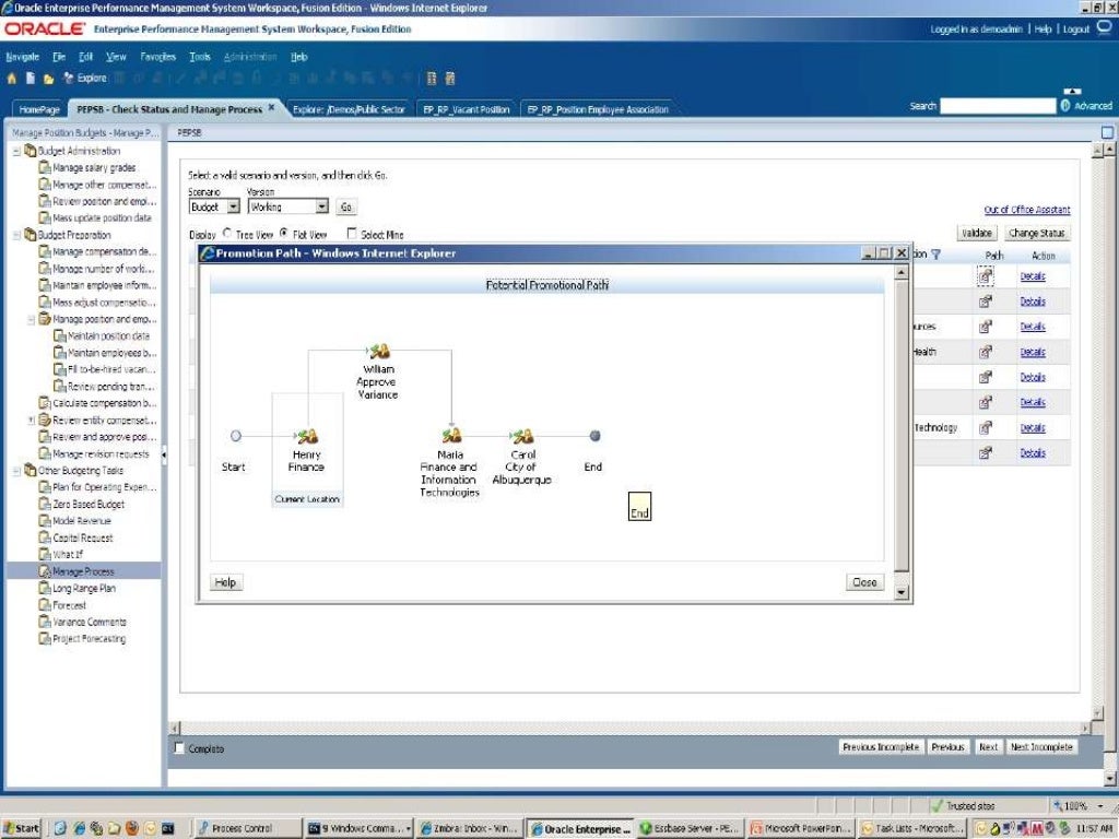 Oracle Hyperion and Planning Public Sector Budgeting