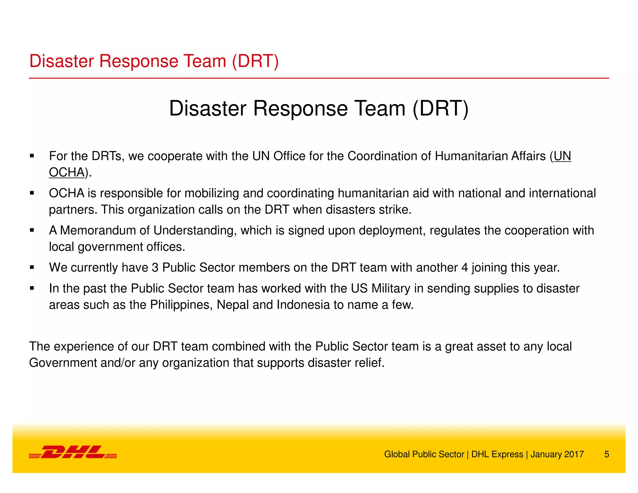 DHL Express Public Sector team | PDF