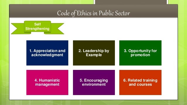 Public sector code of ethics-Implementation